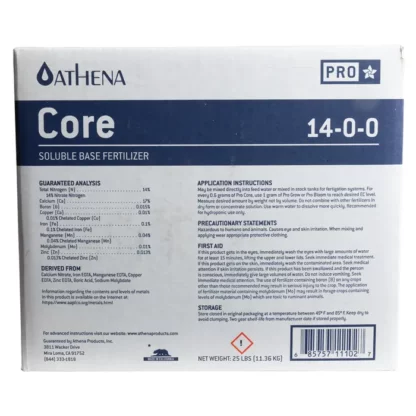 Athena Nutrients - Pro Line - Core - Grow Guys